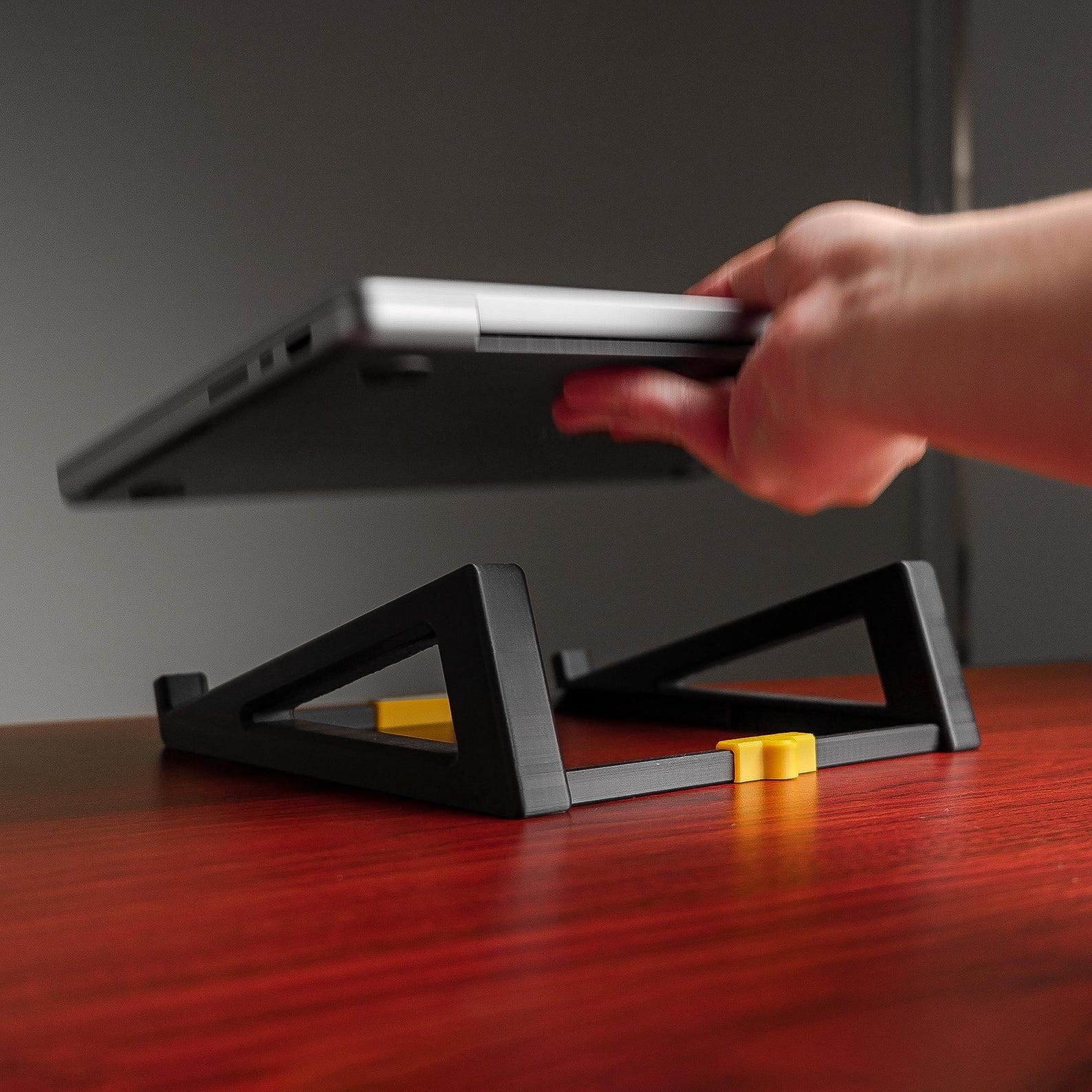 Portable Laptop STAND STL, File for 3D Printing, MacBook Holder Stl ...