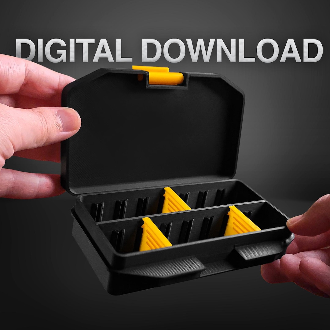 3D Printable Storage Box With Dividers STL File (digital Download) - Etsy