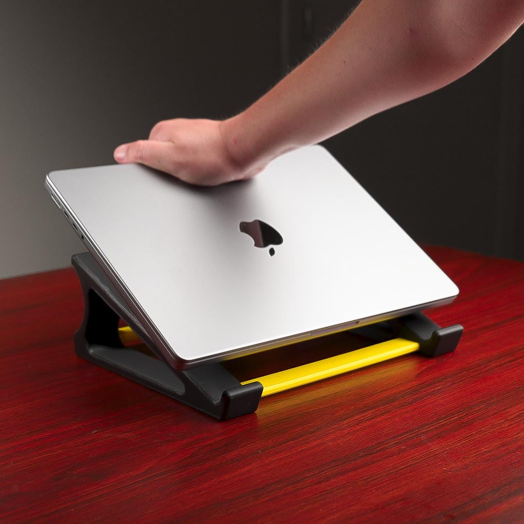 3D Printable Laptop Stand STL File, Laptop Holder STL File Digital ...