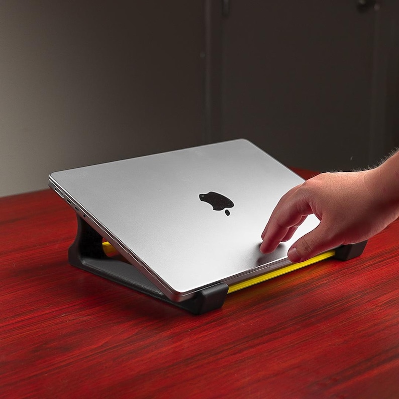 3D Printable Laptop Stand STL File, Laptop Holder STL File Digital ...