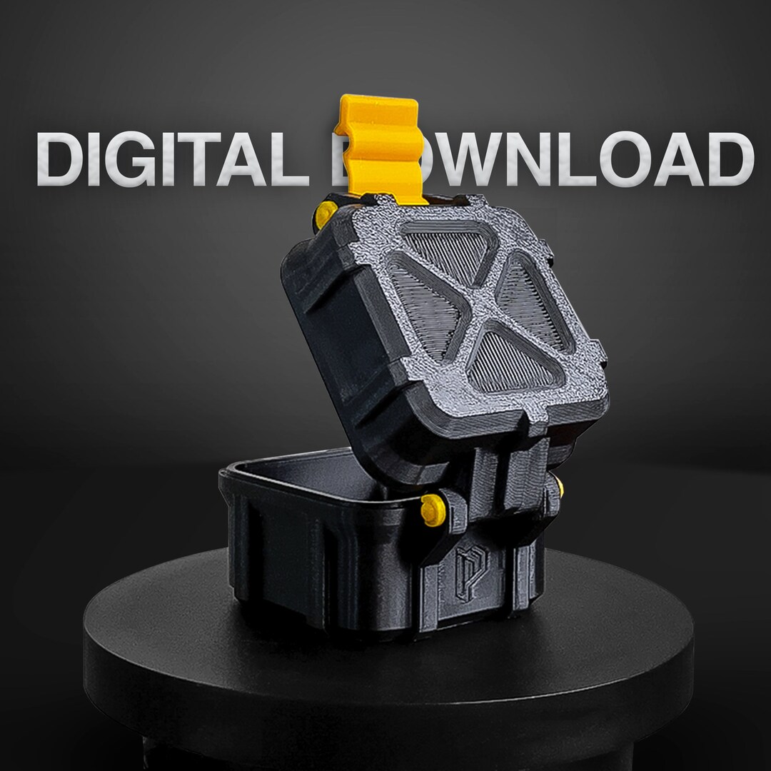 3D Stl Model, 3D Printable Storage Box STL File, Box STL File Digital ...