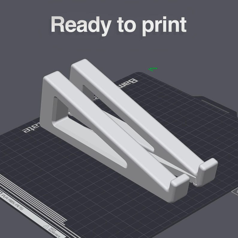 Portable Laptop STAND STL, File for 3D Printing, MacBook Holder Stl ...