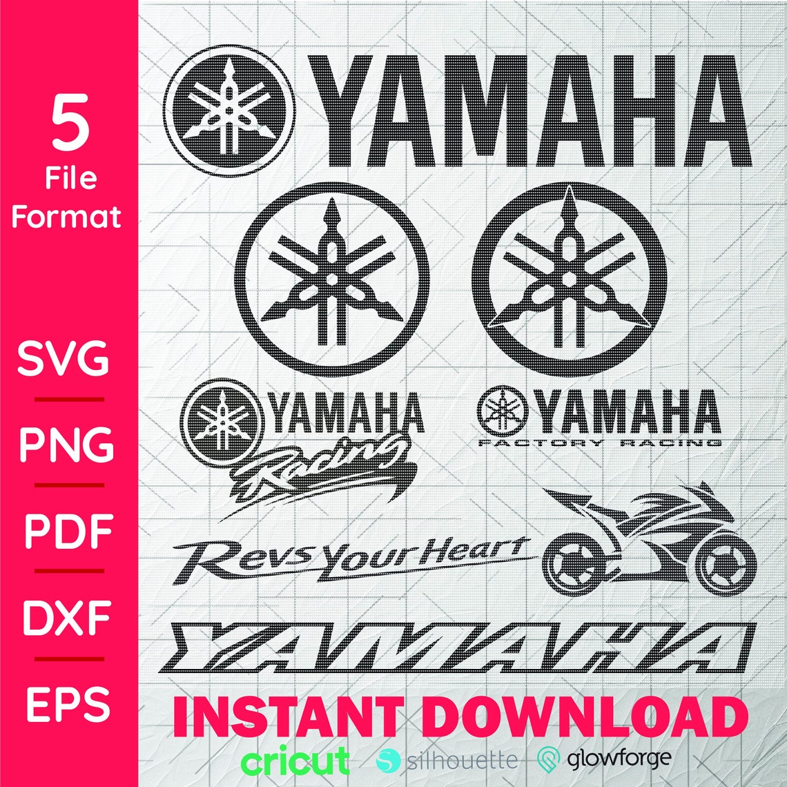 Yamaha SVG Ready to Use for Cricut Transparent Background High ...