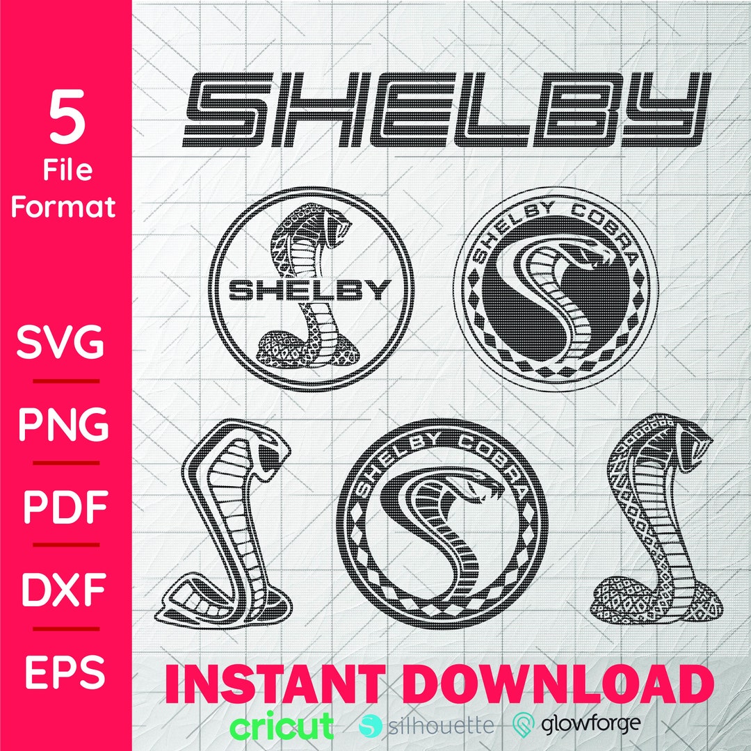 Shelby SVG PNG DXF Cricut, Silhouette, Cut Files - Etsy UK