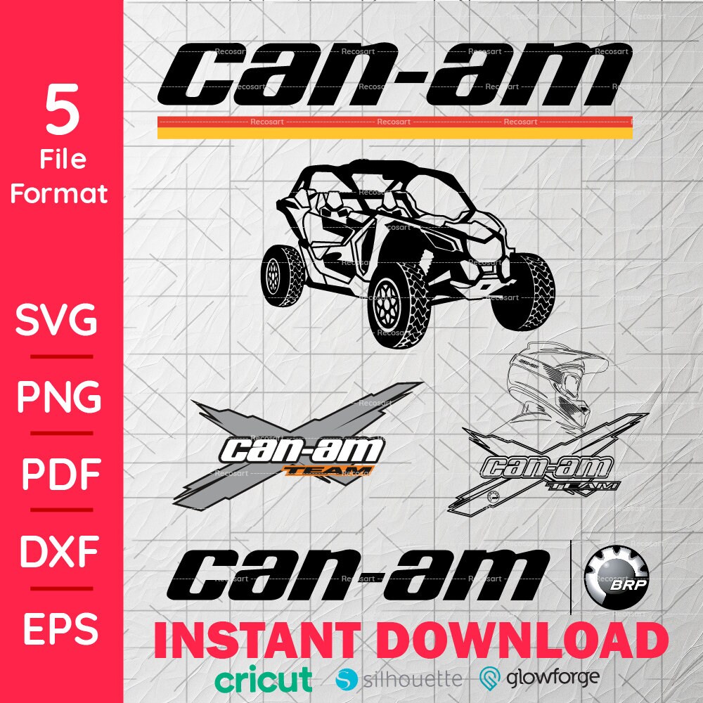 Can-am SVG Ready to Use for Cricut Transparent Background High ...