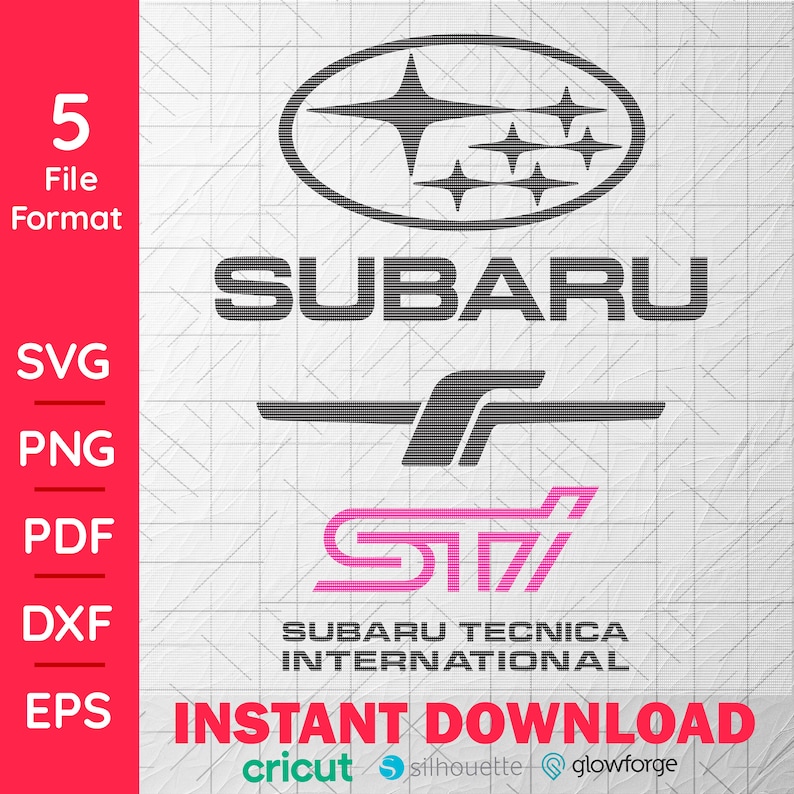 Subaru SVG Ready to Use for Cricut Transparent Background High ...