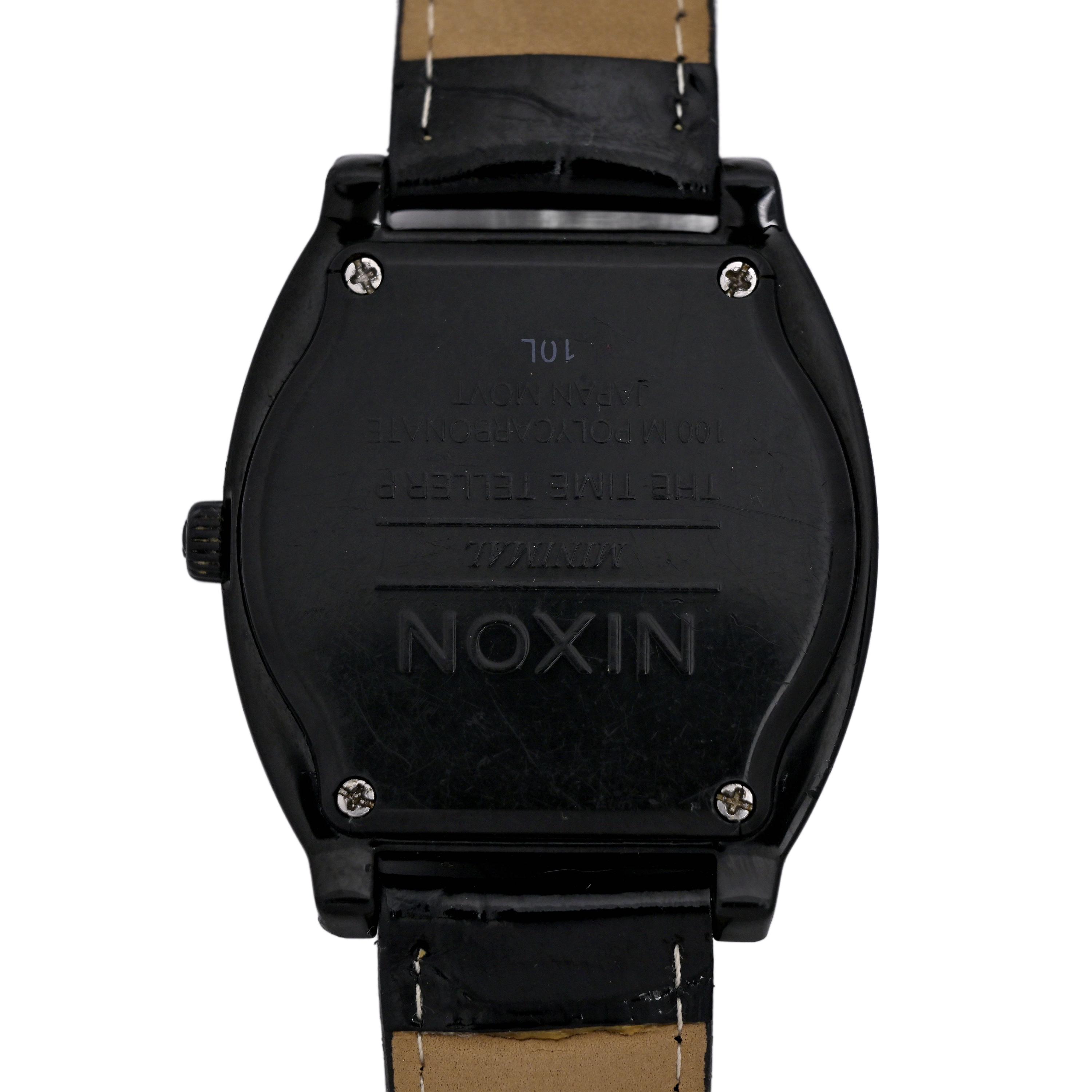 Nixon 40mm Men's Minimal the Time Teller P Black Watch Nixon 40mm Men's Minimal the Time Teller P Black Watch