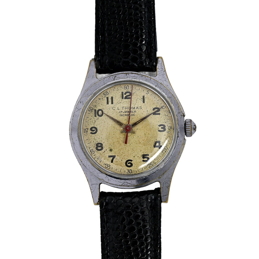 CL Thomas Mens Vintage 1960'S Wrist Watch Mechanical - Etsy