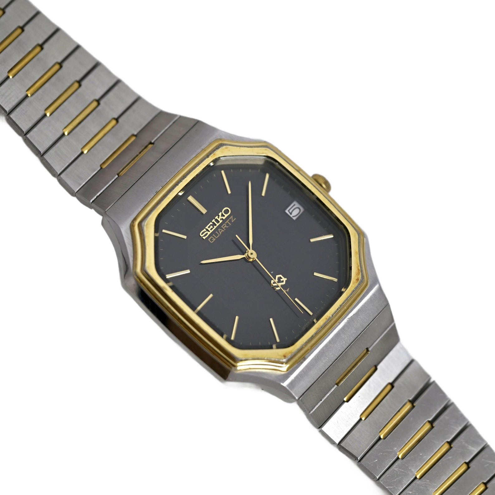 Seiko Vintage Men's Tank Two Tone 1980's Wrist Watch 6922-5010 - Etsy