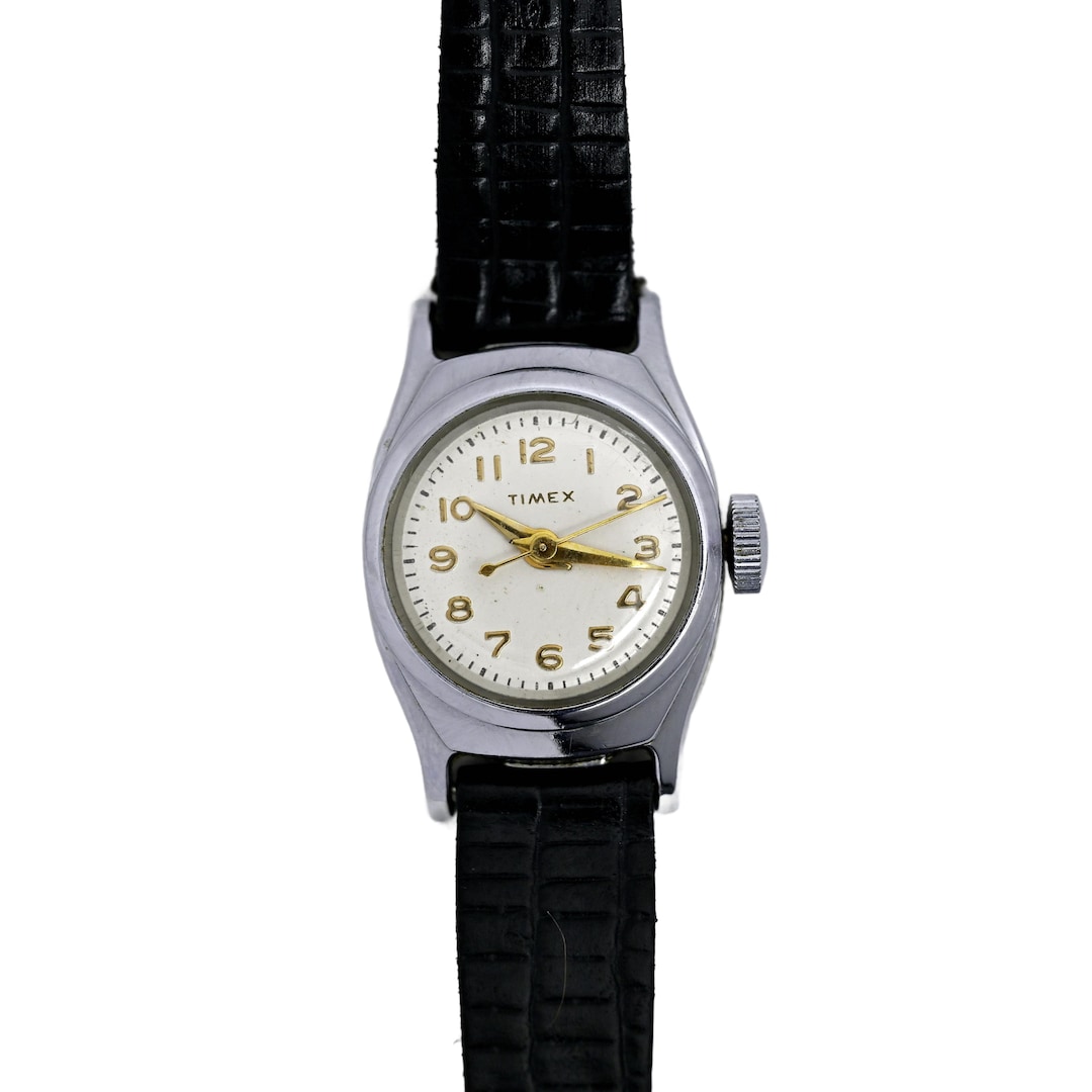 Timex Cream Dial Vintage 1960's Ladies Mechanical Genuine Lizard - Etsy UK
