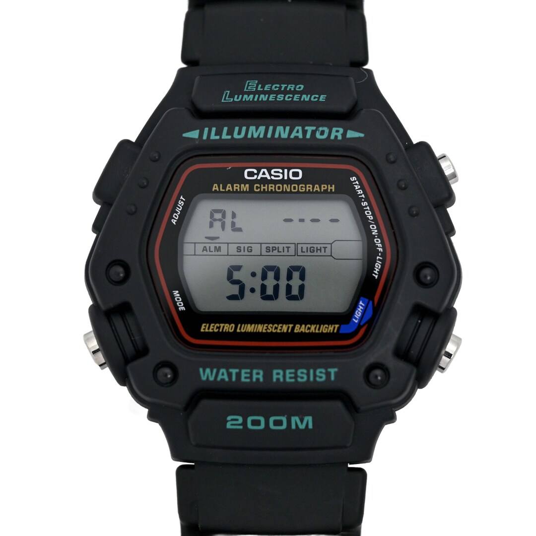 Casio Illuminator DW290 Men's Digital Alarm Chronograph Watch 46mm - Etsy