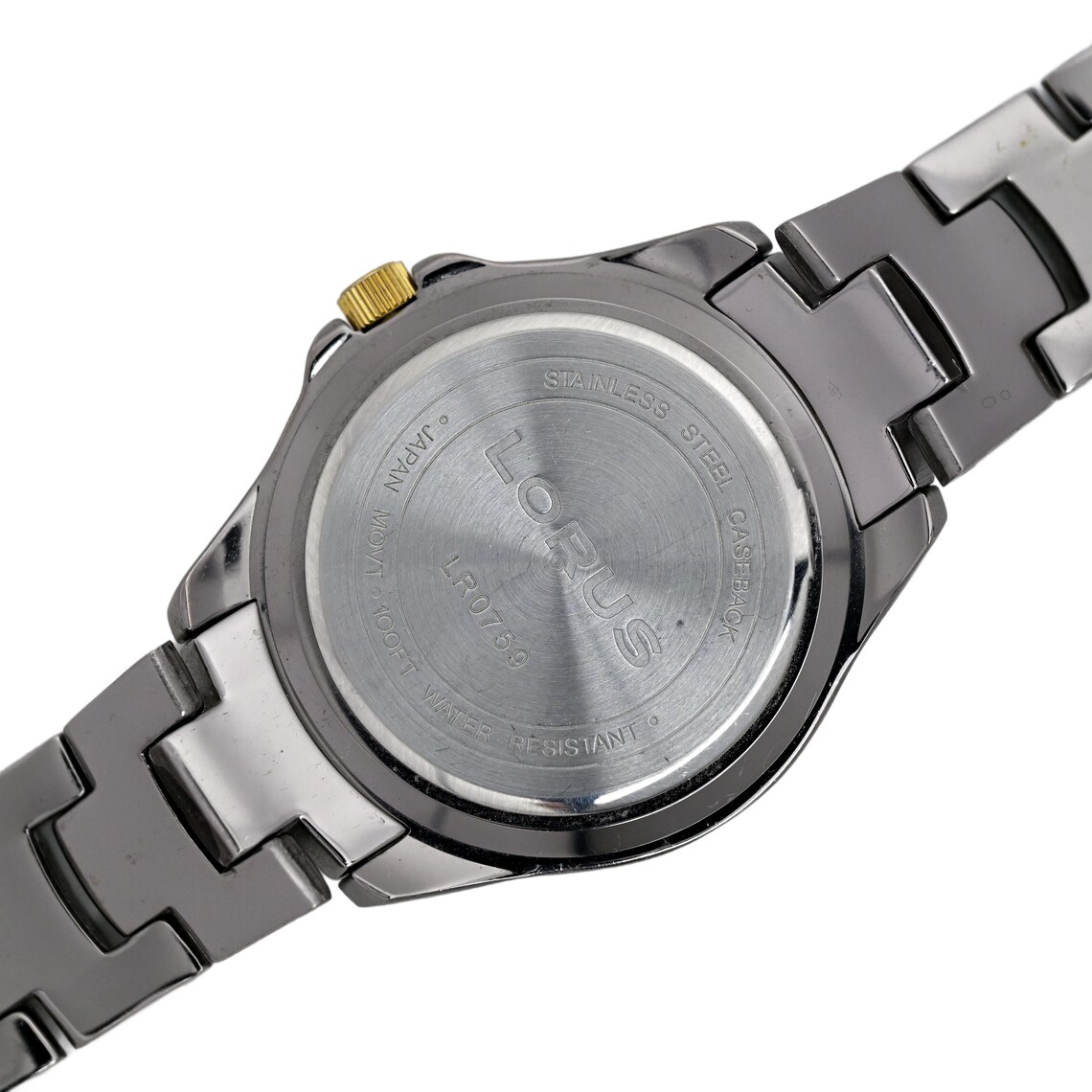 Lorus by Seiko Men's Divers Watch Two Tone Black Dial Day Date - Etsy