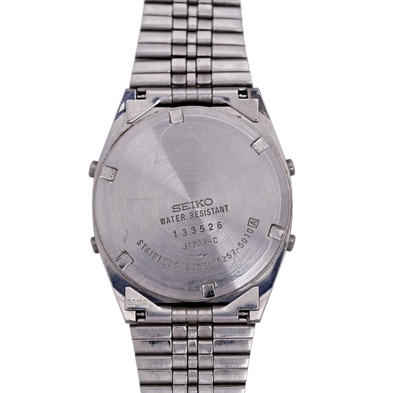 Seiko Alarm Chronograph Vintage Men's Watch 1990's A2… - Gem