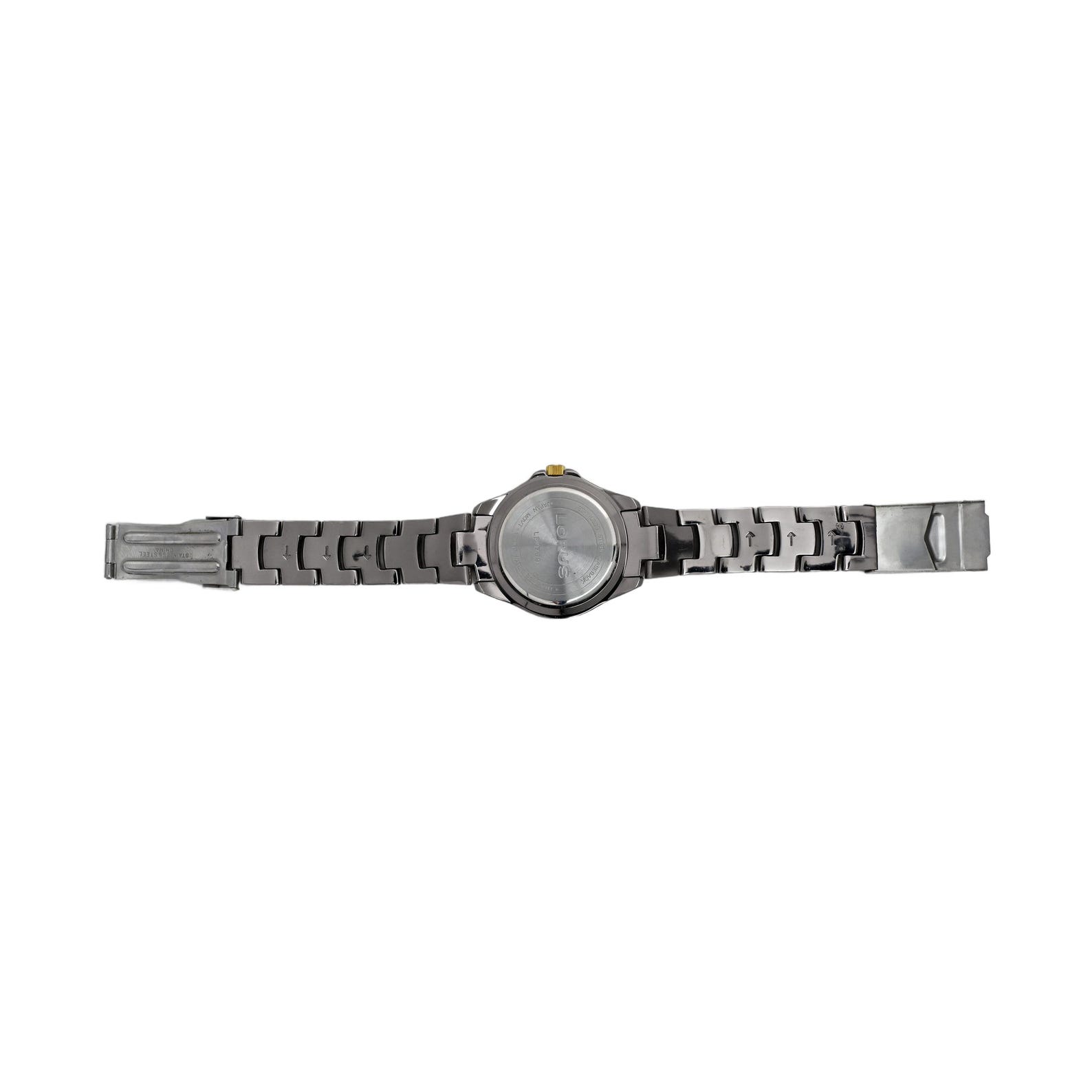 Lorus by Seiko Men's Divers Watch Two Tone Black Dial Day Date - Etsy