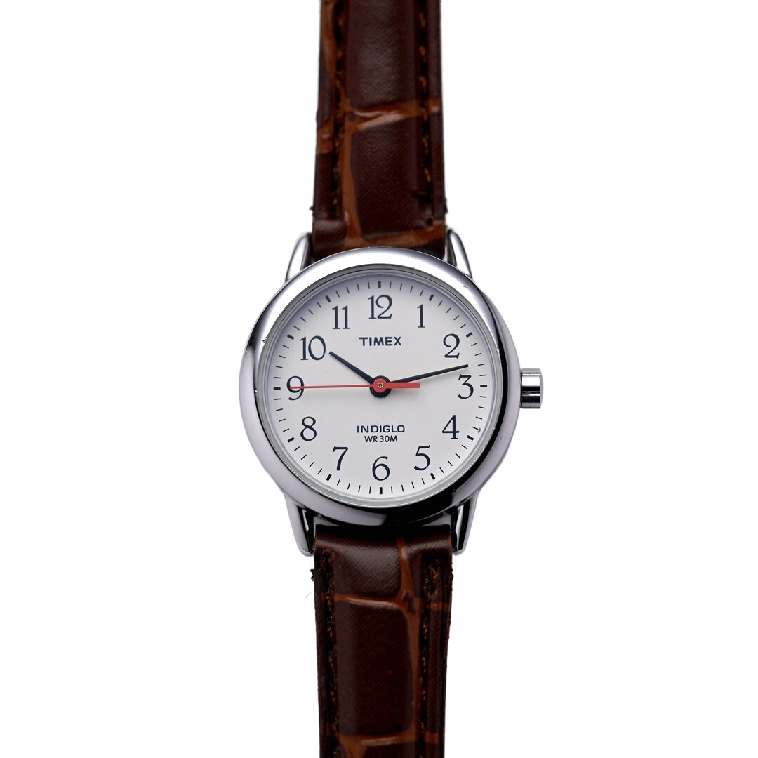 Timex Ladies Easy Reader Watch Brown Band Original 25mm - Etsy