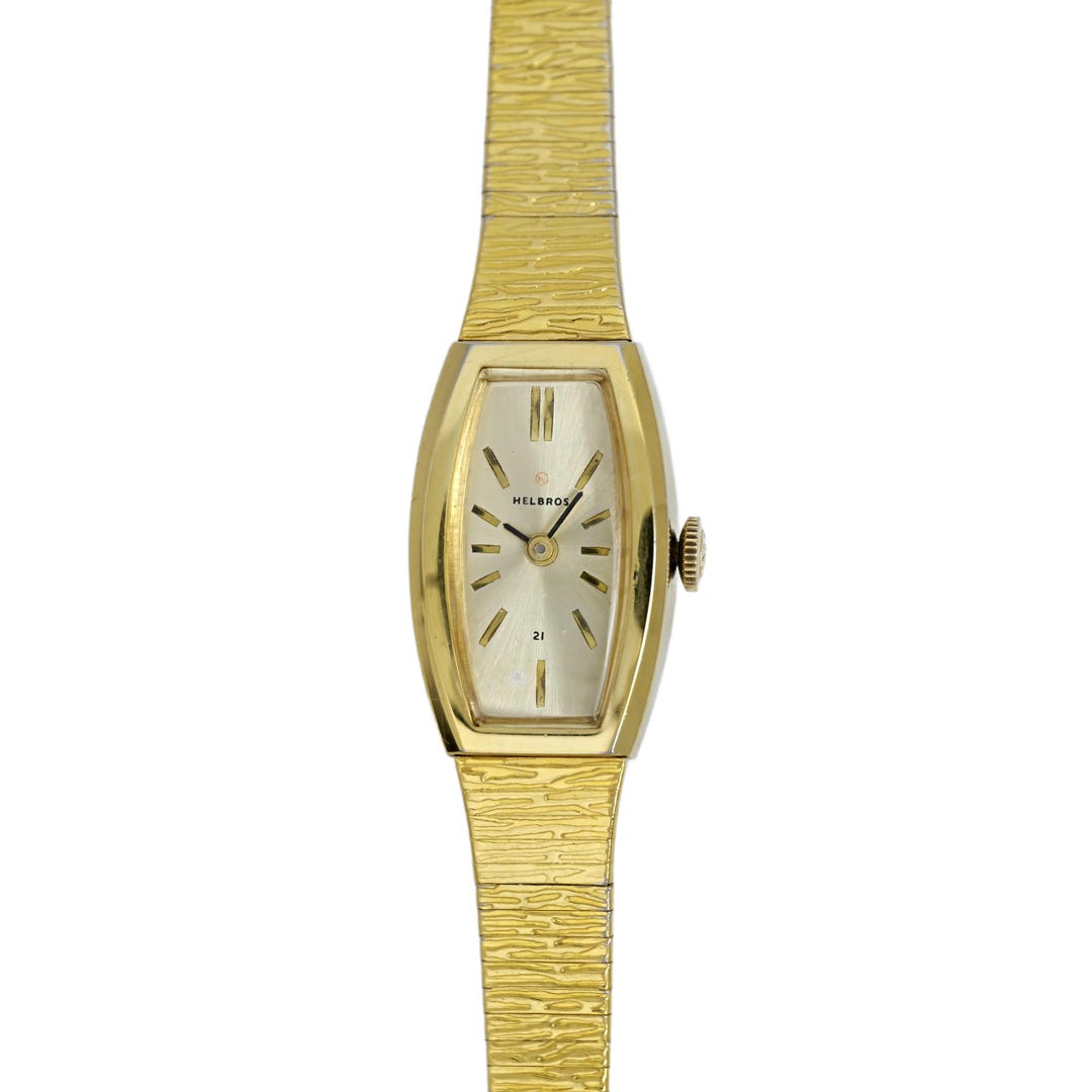 Helbros Ladies Vintage 1970's Gold Plated 21 Mechnical Watch - Etsy