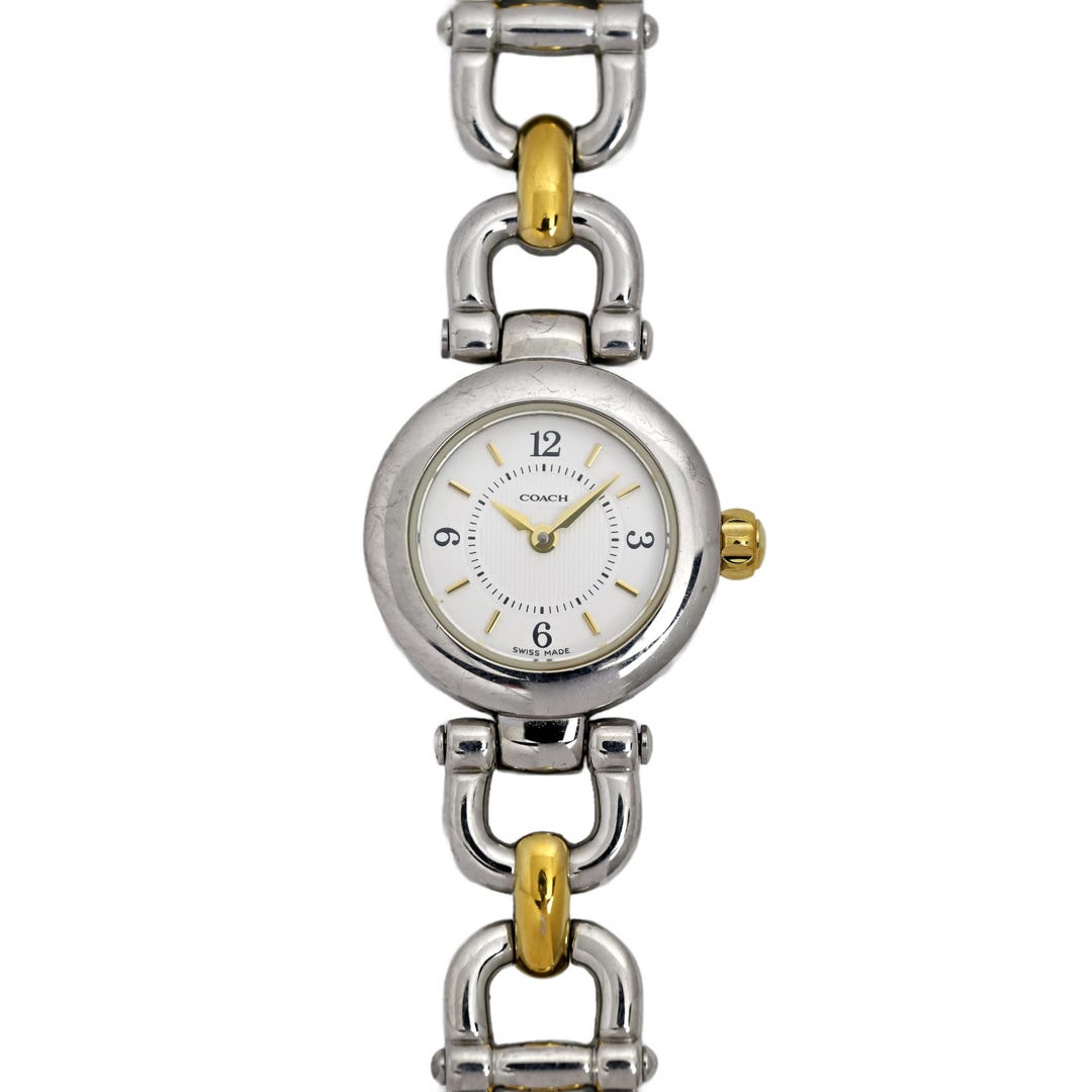 Coach Two Tone Gold Plated Vintage Ladies Wrist Watch 22mm 6" - Etsy