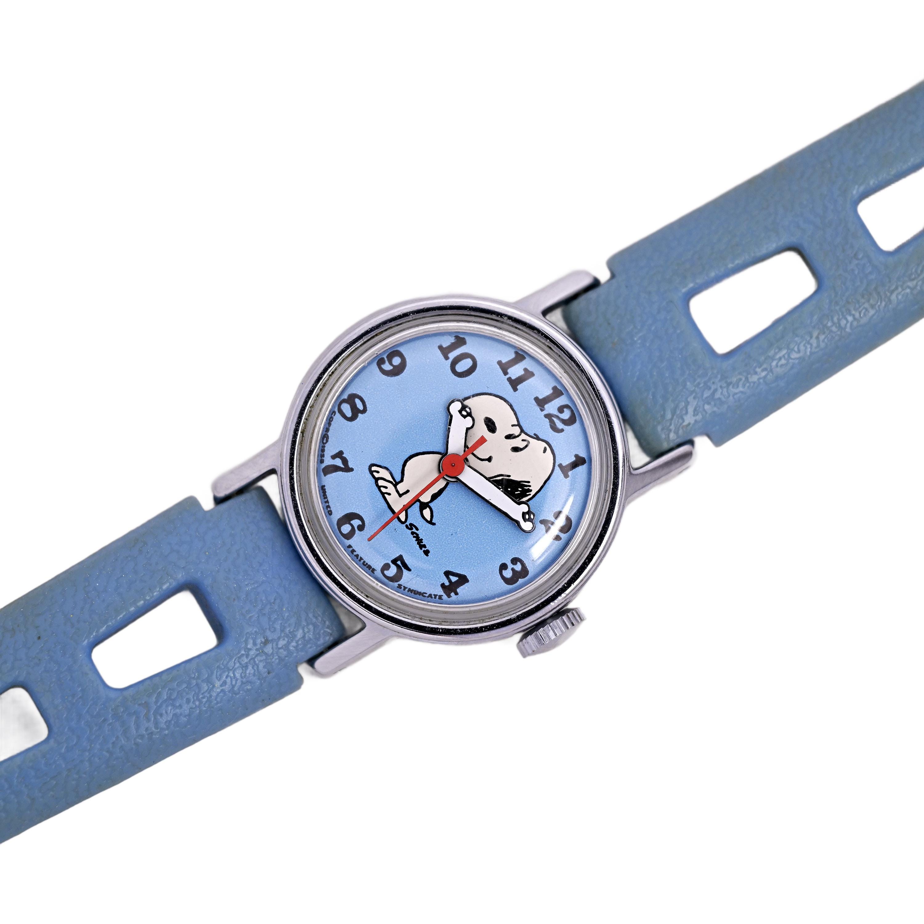 Timex Snoopy Moving Arms Mechanical Ladies 25mm Chrome Wrist Watch - Etsy