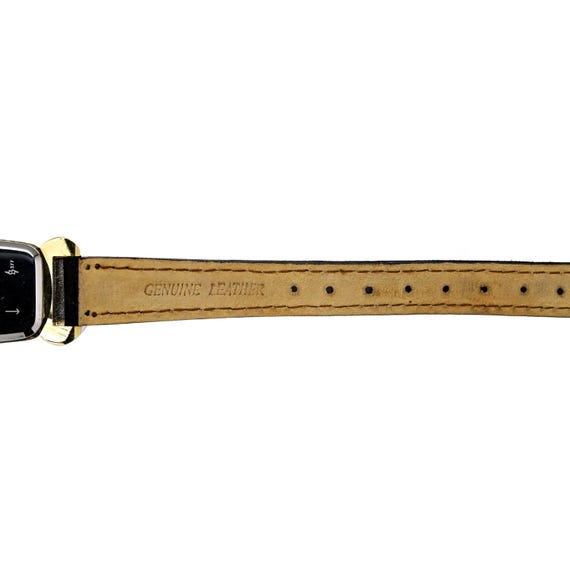 Revlon Vintage 1990s Ladies Tank Watch Scroll Design … - Gem