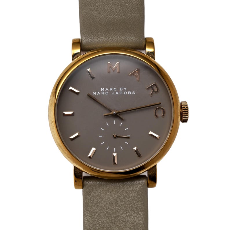 Marc Jacobs Rose Gold Grey Dial 36mm Wrist Watch - Etsy