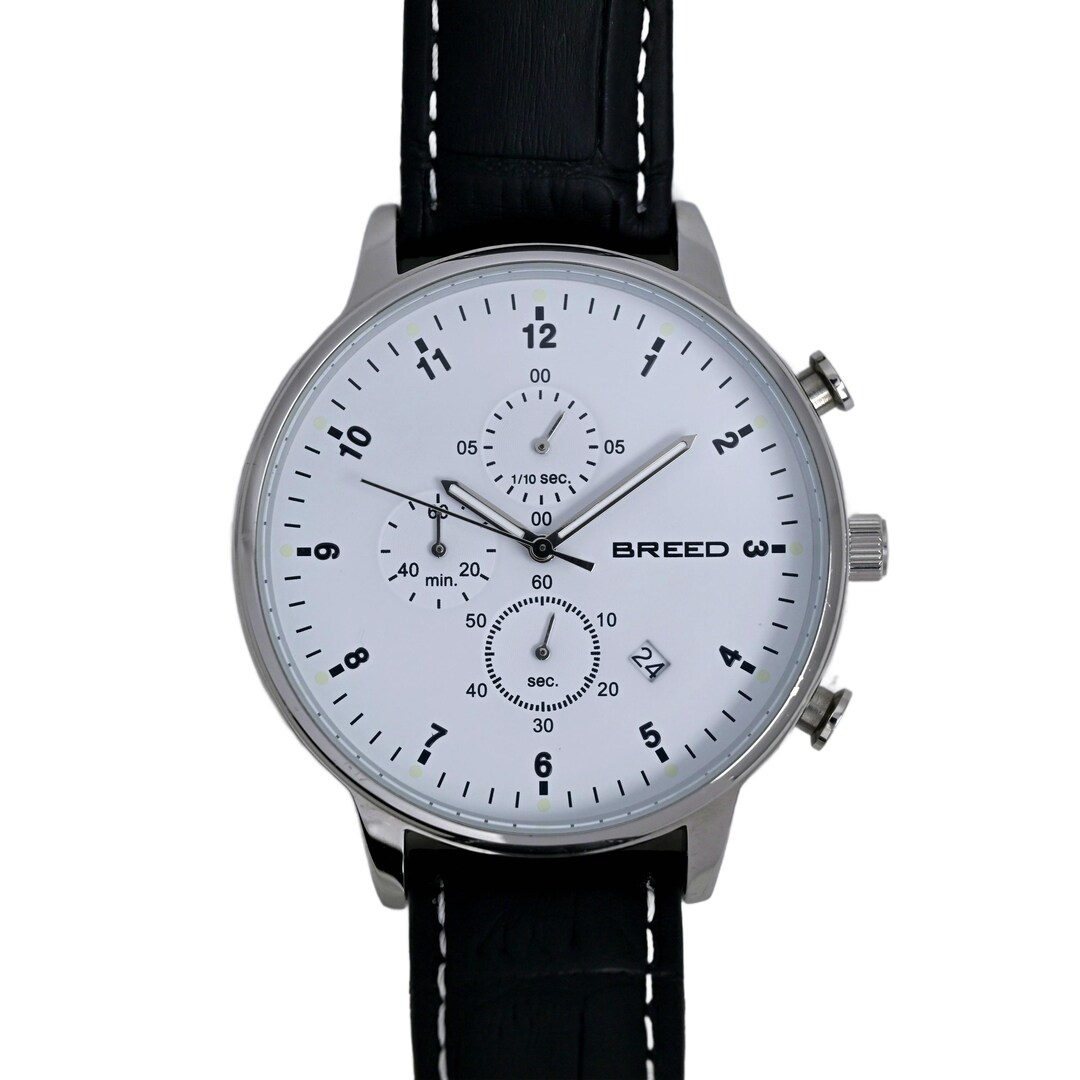 Breed Chrongraph Japan Made Men's Large 45mm Wrist Watch Genuine ...