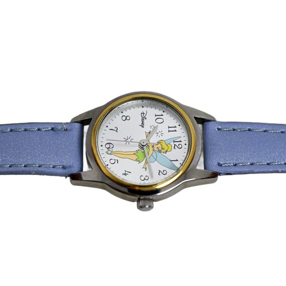 Disney Tinker Bell Wrist Ladies Quartz Watch Blue Str… - Gem