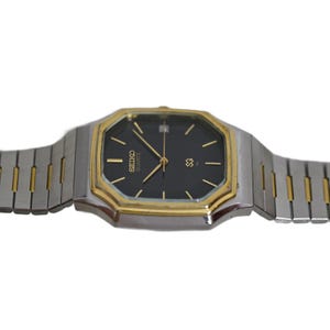 Seiko Vintage Men's Tank Two Tone 1980's Wrist Watch 6922-5010 - Etsy