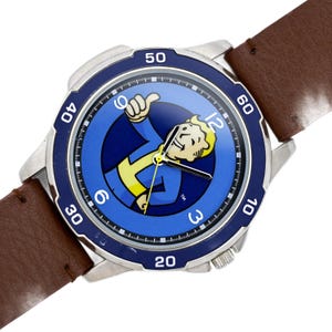 Fallout Men's Collectible Blue Watch Stainless Steel 50mm Genuine ...