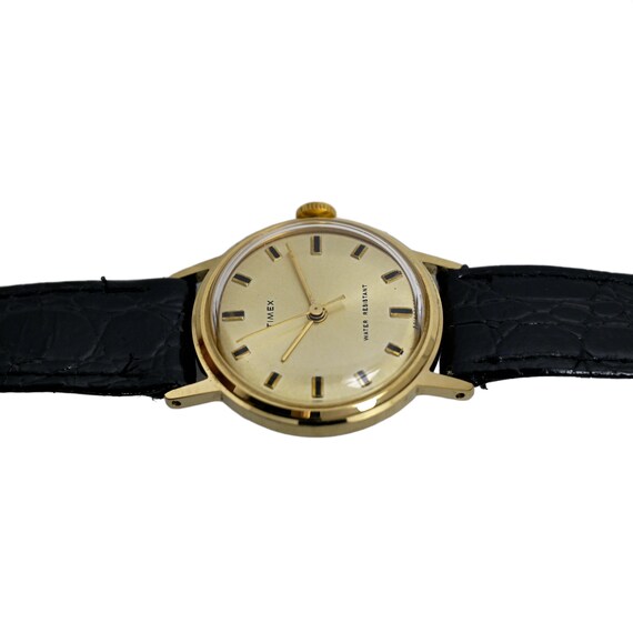 Timex Sprite Vintage 1972 Gold Plated Water Resistant… - Gem