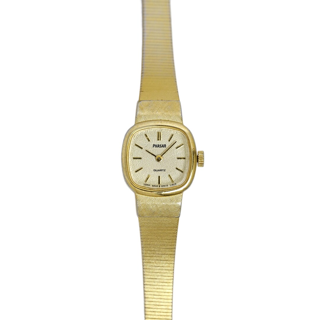 Phasar Seiko Ladies Gold Tone Vintage 1980's Quartz Wrist Watch - Etsy