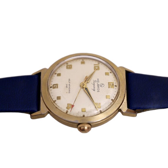 Helbros Vintage Regency Cloth Dial Men's Wrist Watch … - Gem