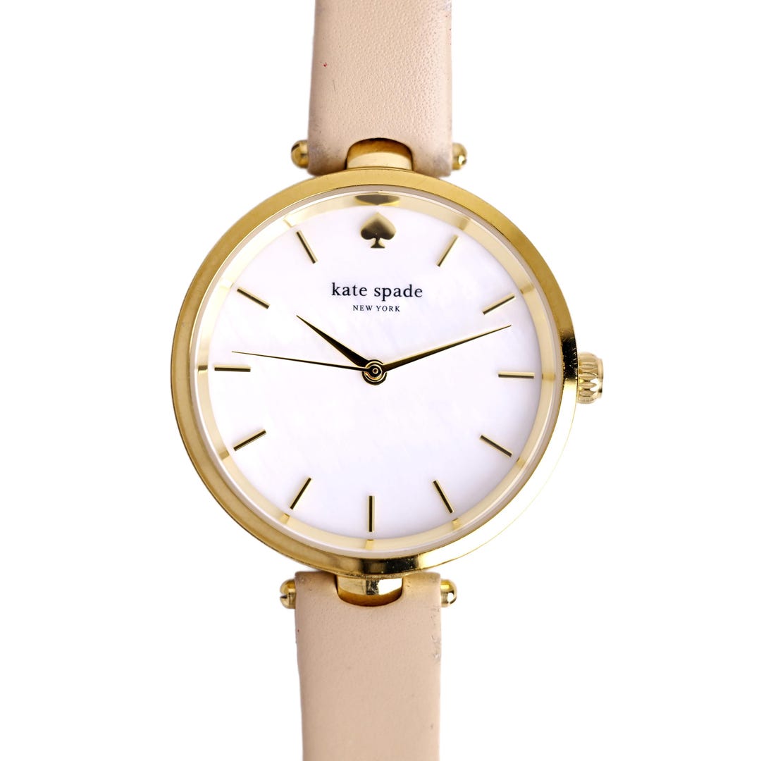 Kate Spade Ladies Gold Tone Watch White Dial - Etsy