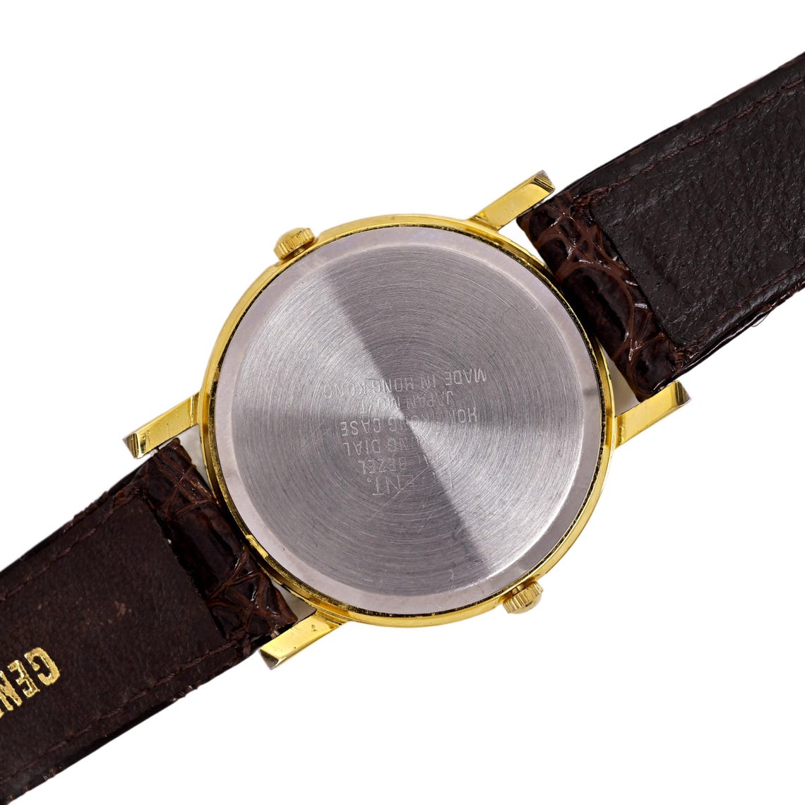 Le Baron Vintage Dual Time Wrist Watch Quartz Gold Tone 34mm - Etsy