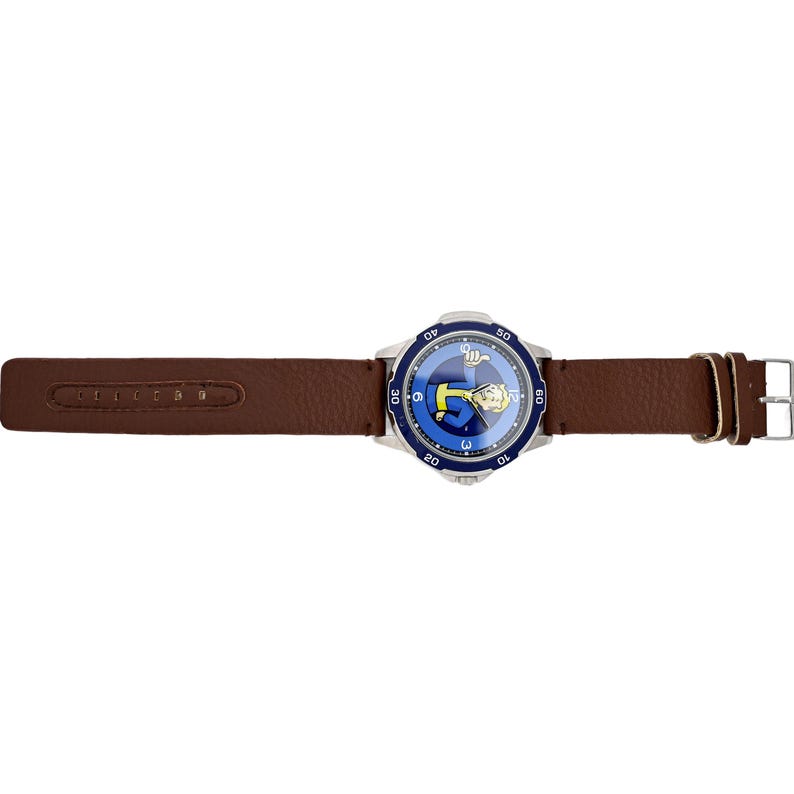 Fallout Men's Collectible Blue Watch Stainless Steel 50mm Genuine ...