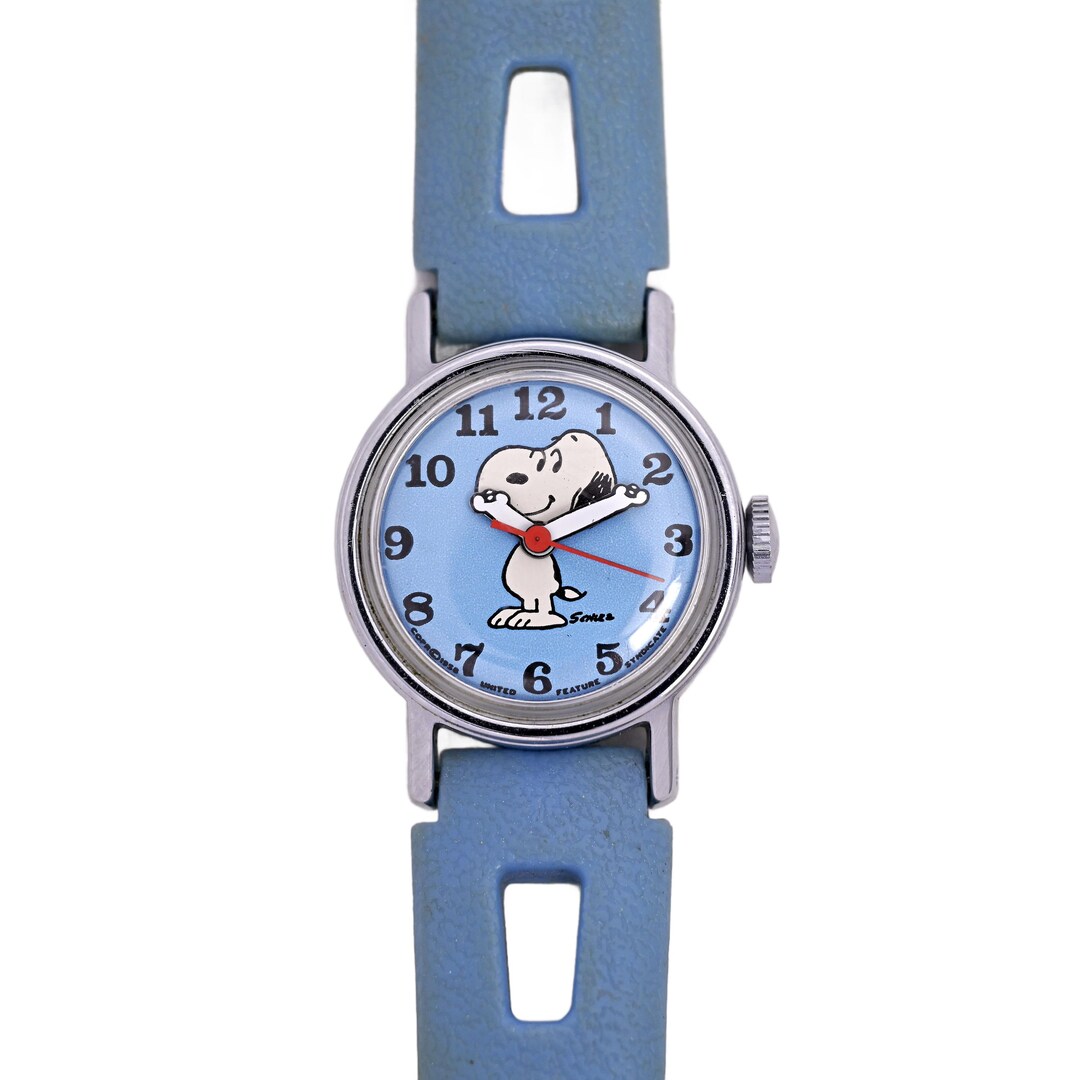 Timex Snoopy Moving Arms Mechanical Ladies 25mm Chrome Wrist Watch - Etsy