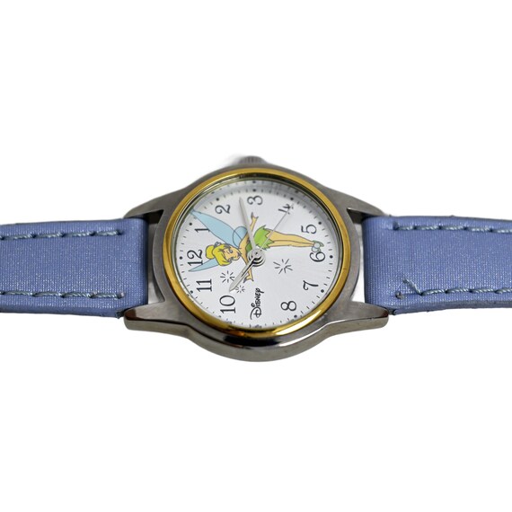 Disney Tinker Bell Wrist Ladies Quartz Watch Blue Str… - Gem