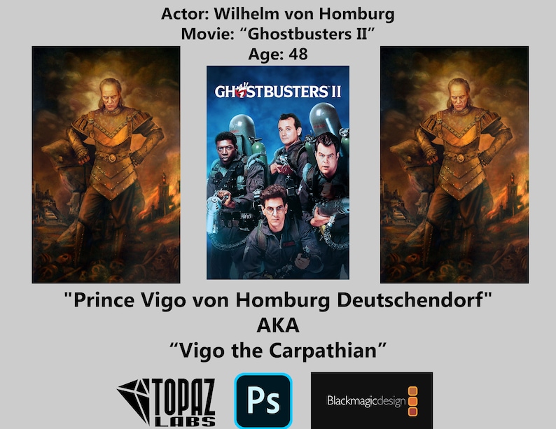 Vigo the Carpathian vigo Painting Ghostbusters Print Various Sizes - Etsy