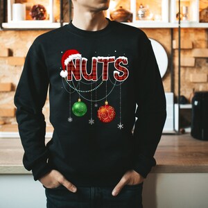 Chest and Nuts Sweater, Couple Sweater, Christmas Outfit, Christmas ...