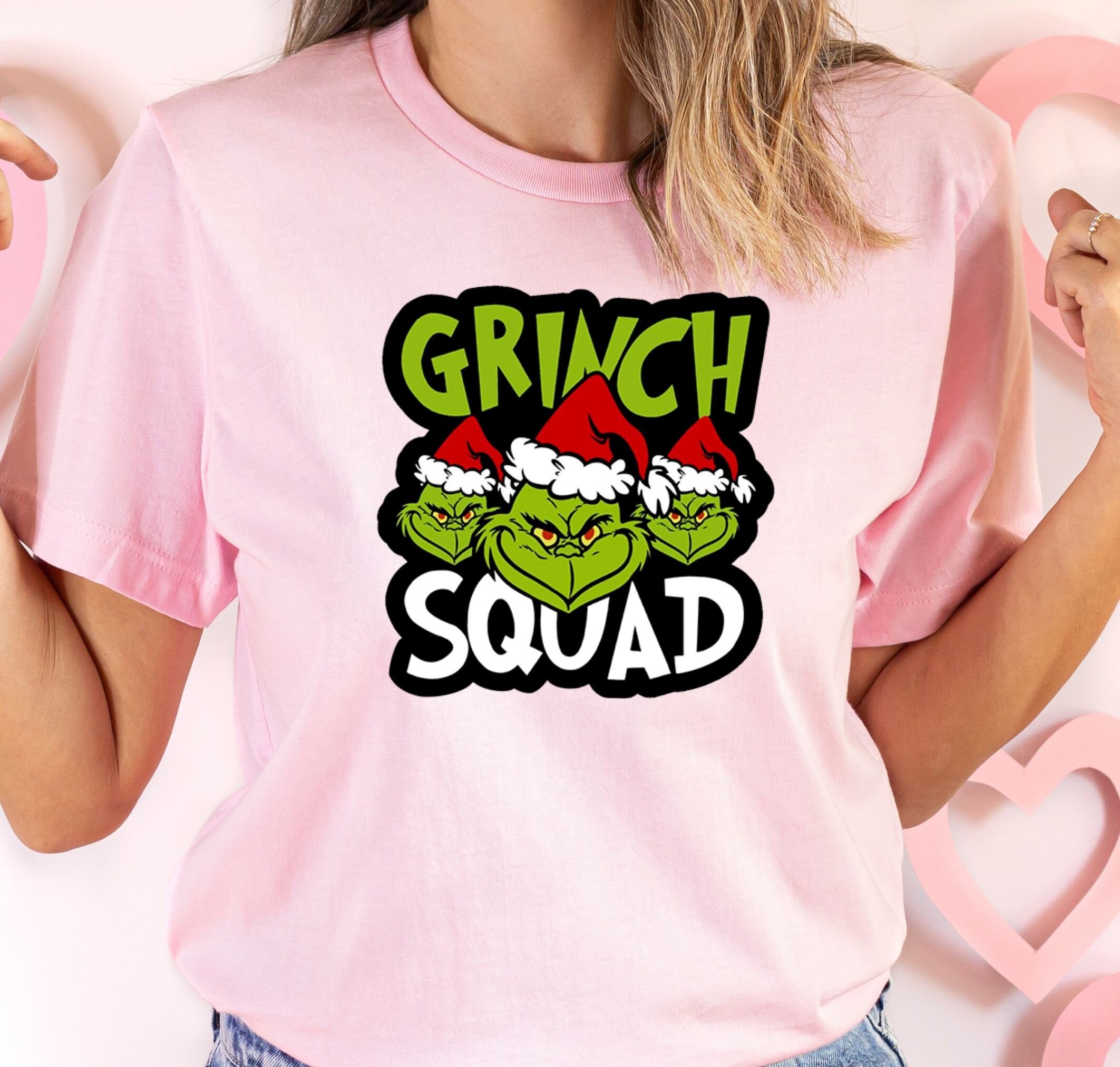 Grinch Squad Custom Shirt, Xmas Grinch Squad Tee, Christmas Grinch ...