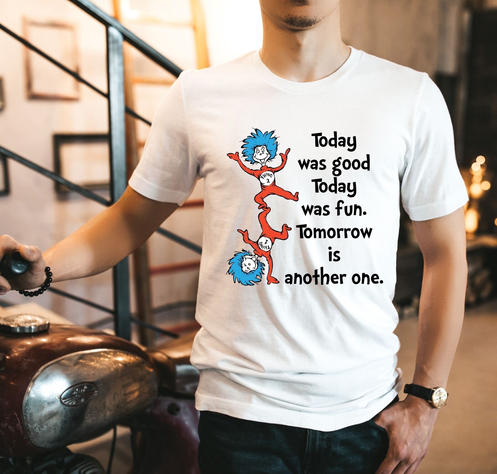 Dr Seuss Shirt, Today Was Good Today Was Fun Tomorrow is Another One ...
