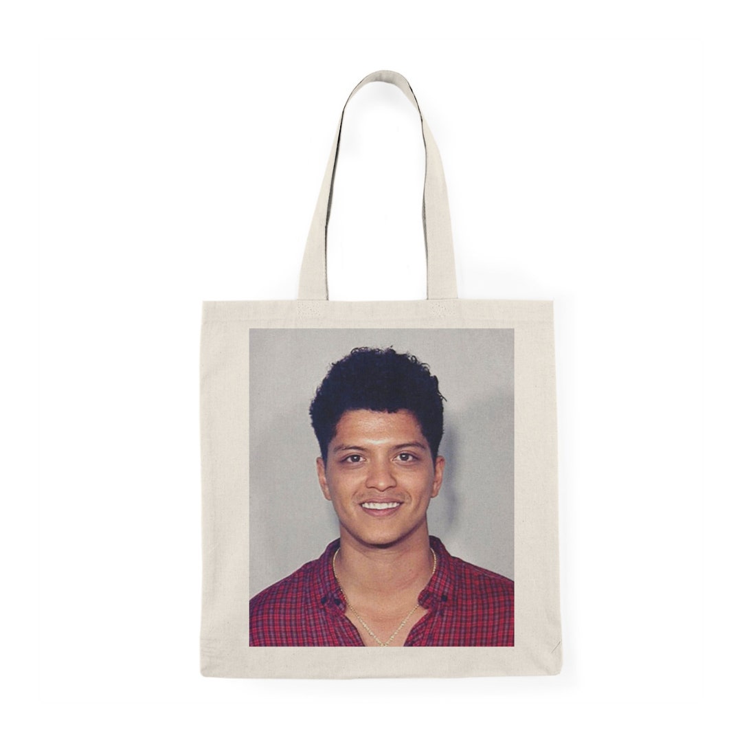 Bruno Mars Mugshot Tote Bag - Etsy