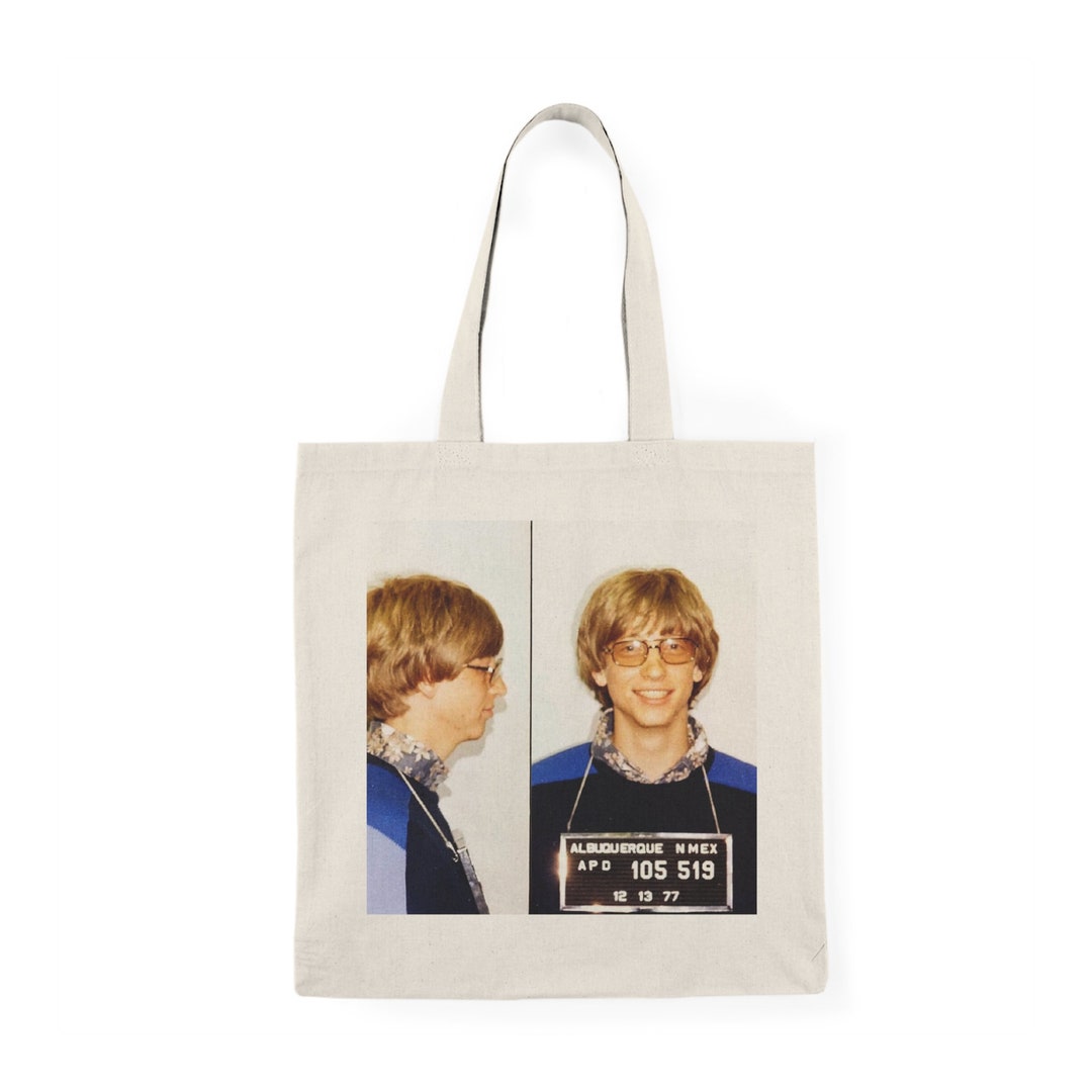 Bill Gates Mugshot Tote Bag - Etsy
