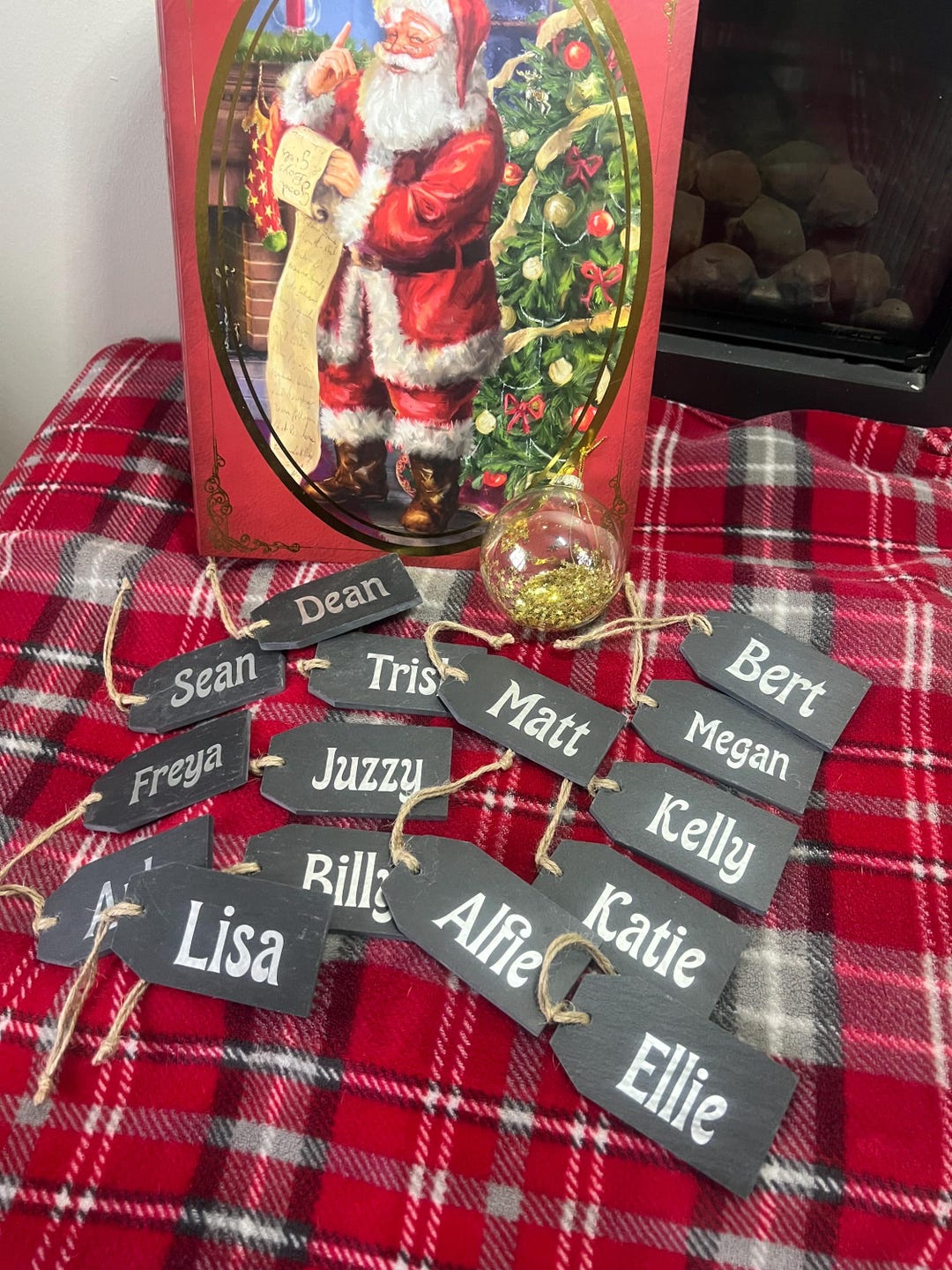 Slate Name Tags - Place Names, Gift Tags, Wedding, Christmas, Party ...