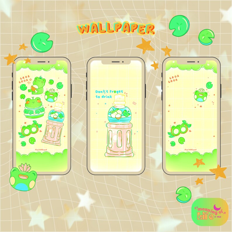 Frog Wallpaper Frog Lock Screen - Etsy