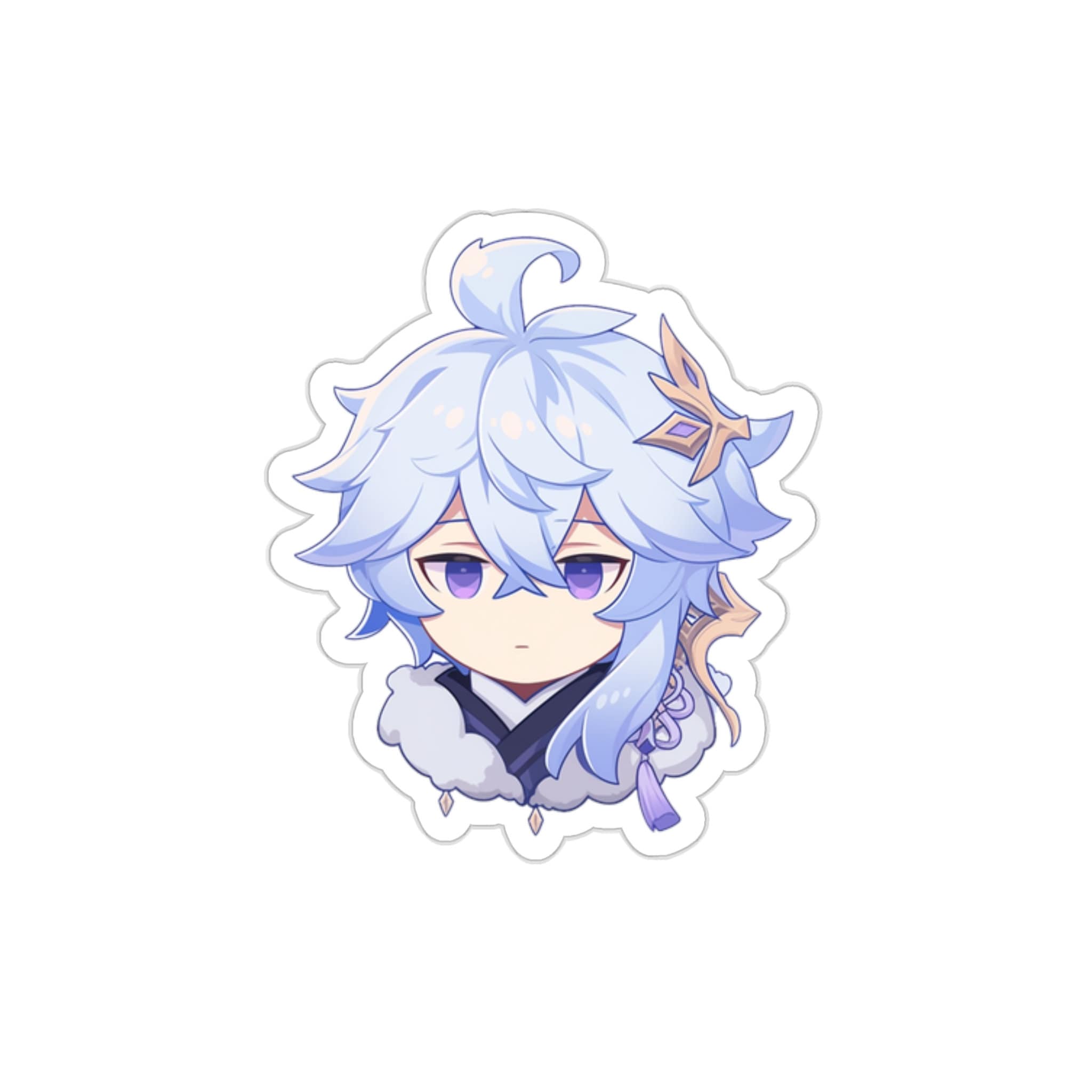 Cute Ganyu Sticker Genshin Impact Sticker Bored Ganyu - Etsy