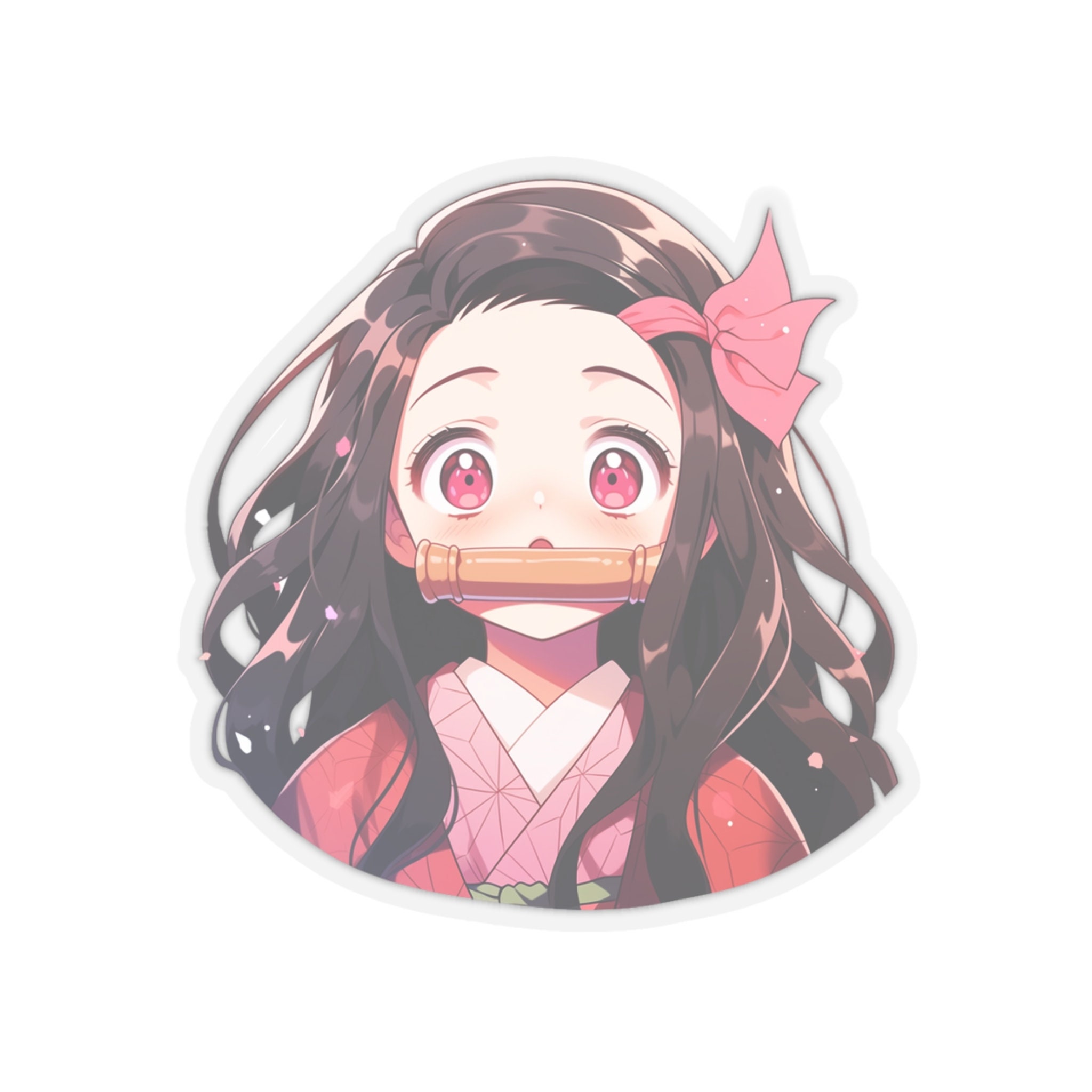 Cute Nezuko Sticker Nezuko Human Form Demon Slayer Sticker - Etsy