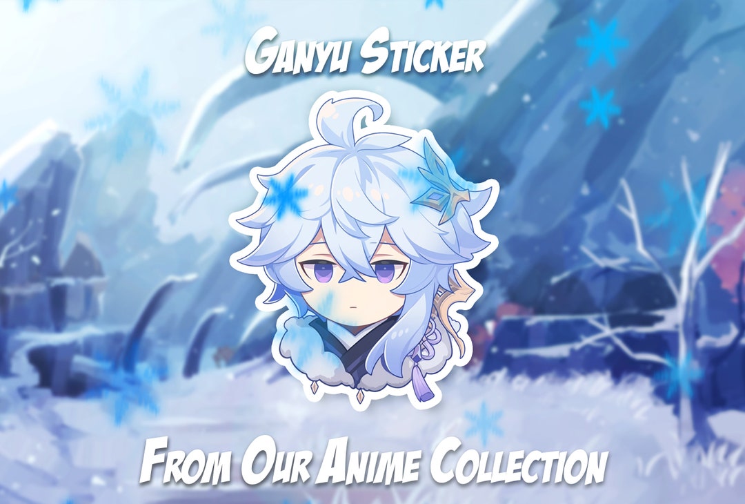Cute Ganyu Sticker Genshin Impact Sticker Bored Ganyu - Etsy