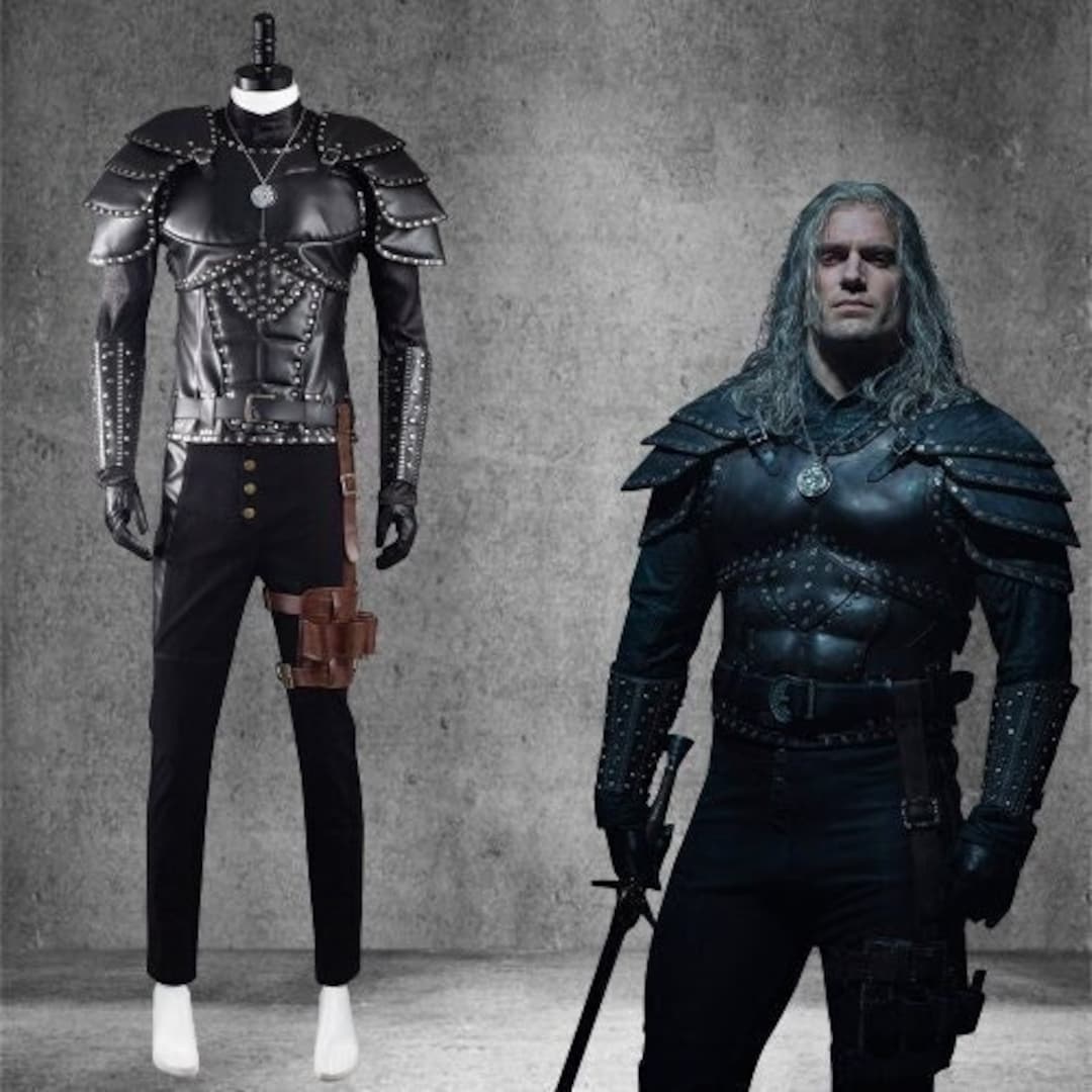 Geralt of Rivia Cosplay the Witcher Costume Halloween Men - Etsy