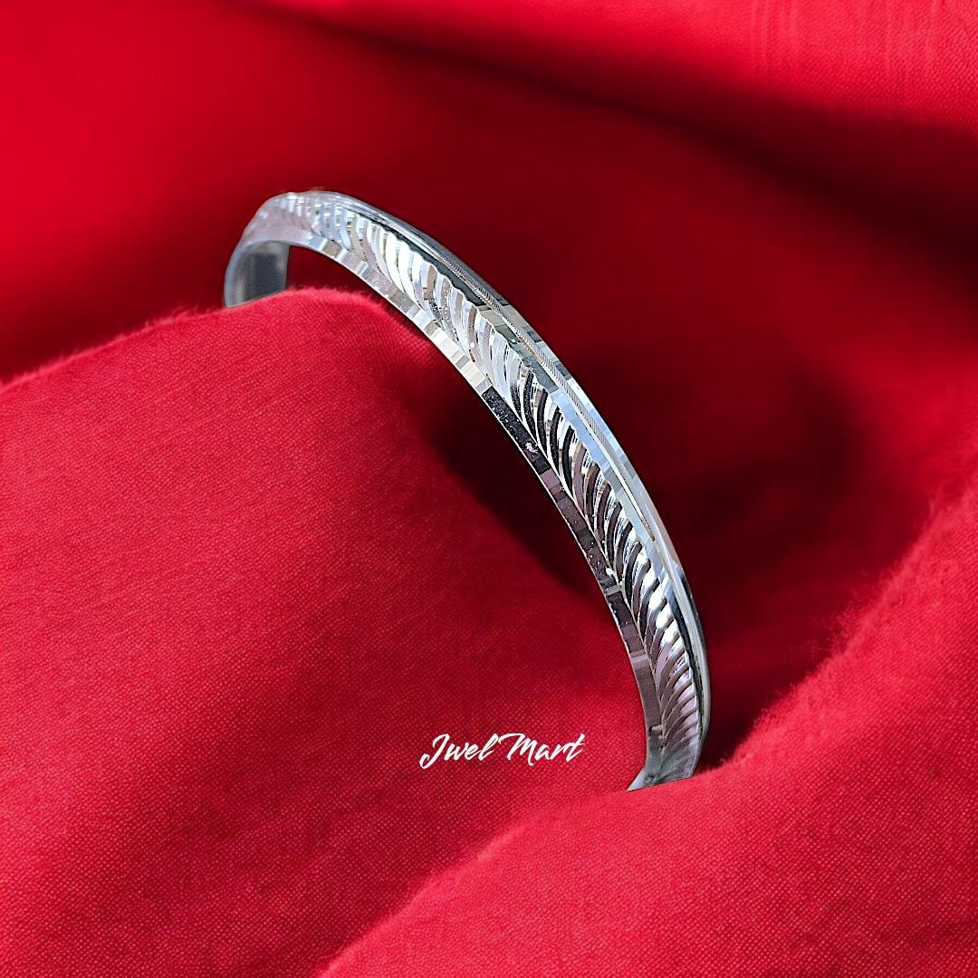 Punjabi Silver Mens Kada Name Engraved Kada Handmade Punjabi Jewelry ...