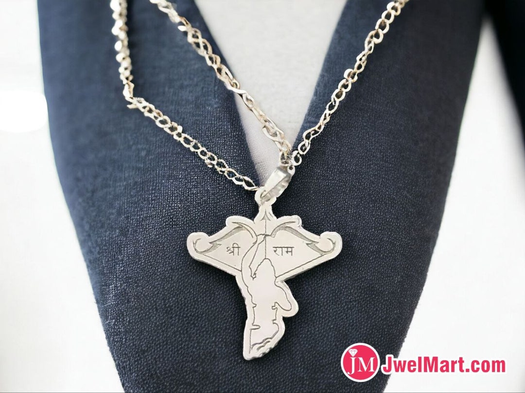 Lord Ram Silver Pendant / Shree Ram Pendant for Men and Women / Perfect ...